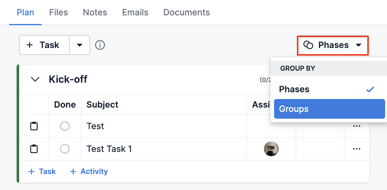 Projects: tasks and subtasks - Knowledge Base | Pipedrive
